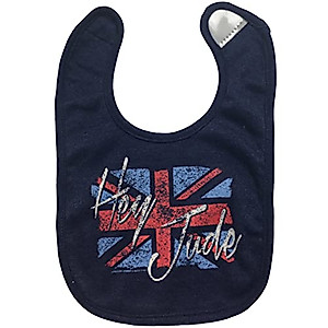 Lyrics by Lennon and McCartney Baby Boys 5 Pack Side Snap Bibs