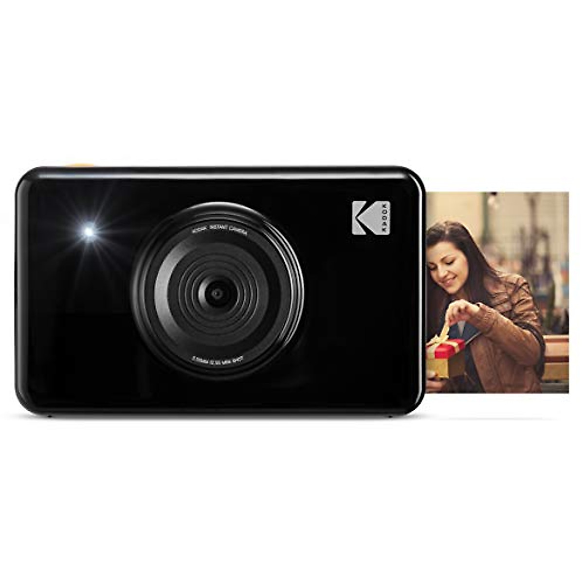Kodak Mini shot 2 in 1 Wireless Instant Digital Camera and Social Media Portable Photo PRINTER, LCD Display, Premium quality Full Color prints, Compatible w/iOS and Android (Black)