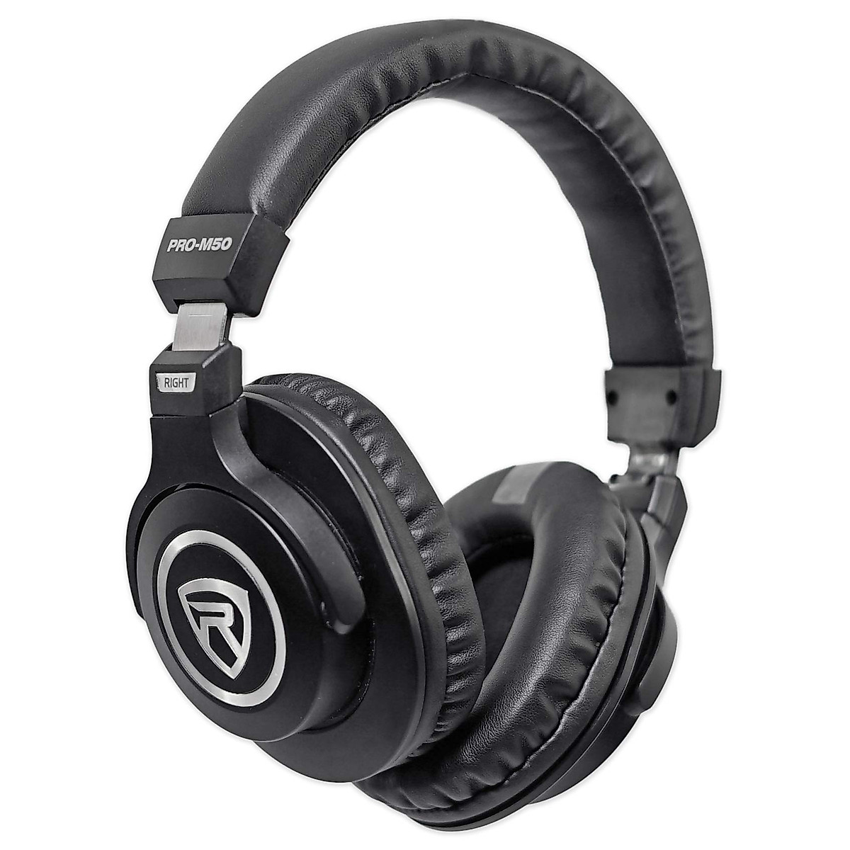 Rockville G-AMP 40 Guitar Combo Amplifier Amp Bluetooth/Mic in/USB/Footswitch Bundle with Rockville PRO-M50 Studio Headphones w/Detachable Coil Cable, Case with Extra Ear Pad