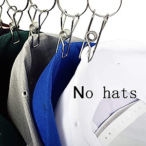 DXUYANM Cap Organizer Hanger, Hat Holder, Hat Organizer - Hat racks for baseball caps,Change Your Ordinary Hanger to Cap Organizer Hanger