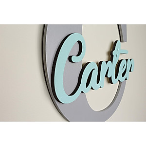 Custom Personalized Wooden Name Sign, Wood Letter, Nursery Wall plaque decor for Boys and Girls