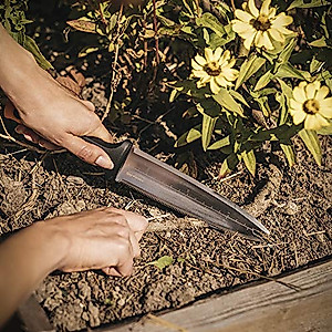 Fiskars 340130-1001 Garden Hori Knife with Sheath, Black