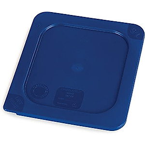 Carlisle FoodService Products 3058260 Smart Lids Sixth Size Polyethylene Lid, Dark Blue