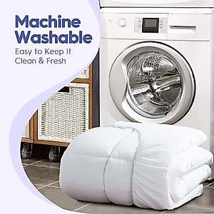 ABENE Mattress Topper King for Back Pain Relief, Extra Thick Mattress Pad Pillowtop, Soft Mattress Protector Cover with 8"-21" Deep Pocket, Overfilled Down Alternative Filling (White, King)