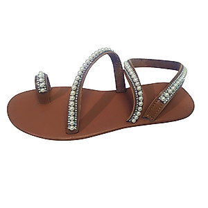 ZHOUXINGB Sandals for Women Dressy Summer, Womens Dress Sandals Dance Sandals Latin Sneakers Open Toe Shoes Heels Low Booties Low Wedge Women Summer Shoes