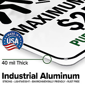 It's The Law! Clean Up After Your Dog Maximum Fine $250 Public Health Law Sign, 10x14 Inches, Rust Free .040 Aluminum, Fade Resistant, Made in USA by My Sign Center