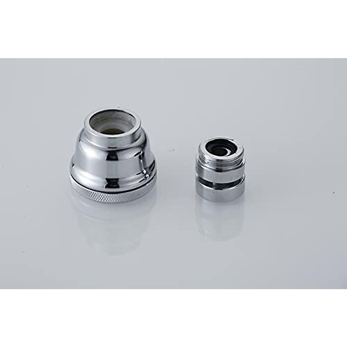 BQZONE Kitchen Faucet Sprayer Head For Replacement 360° Rotatable Faucet Swivel Adaptor Moveable Kitchen Tap Head High Pressure Booster Easy to Wash Dishes,Vegetables and Fruits(Solid Brass)