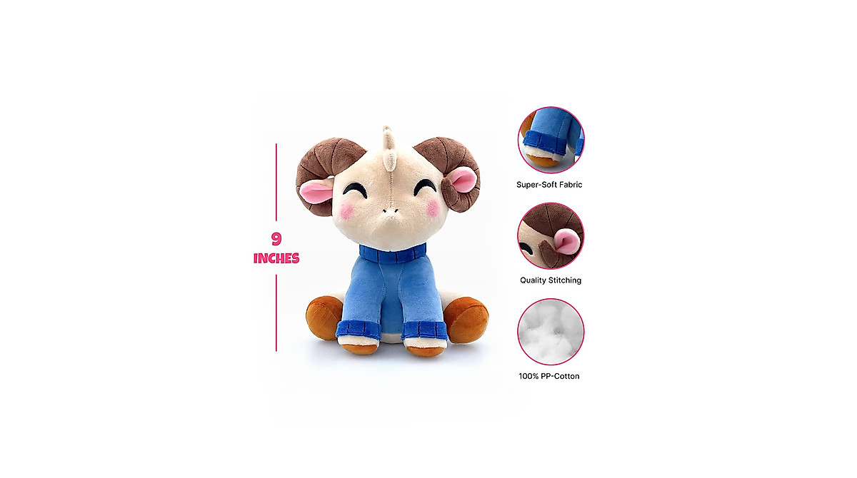 Youtooz Jschlatt Ram Plushie - 9" Cute Collectible by Youtooz