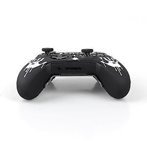 RALAN Glitter Controller Skin for Switch Pro Controller, Anti-Slip Silicone Controller Cover Protector Case