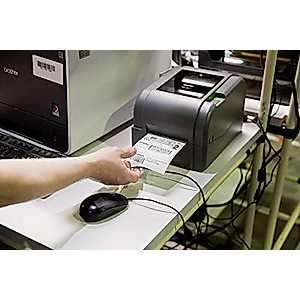 Brother TD-4650TNWB 4-inch Thermal Transfer Desktop Network Barcode and Label Printer for Labels and Barcodes, 203 dpi, 8 IPS, Standard USB 2.0, Serial, Ethernet LAN, Built-in Wi-Fi® and Bluetooth®