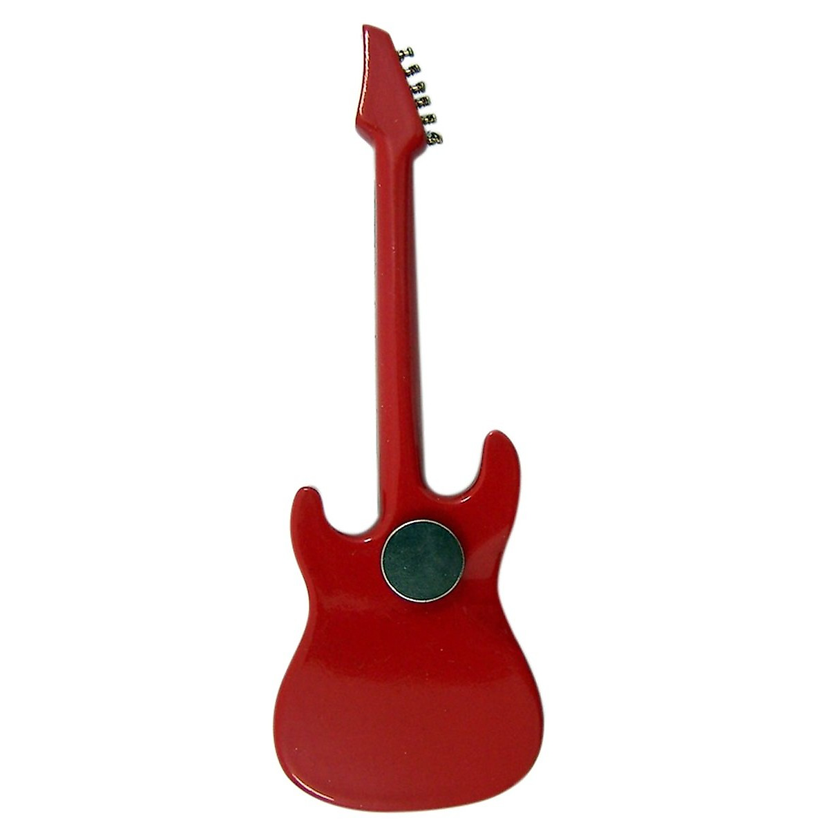 Red Electric Guitar Miniature Replica Magnet, Size 4 inch