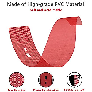 Dust Cover Net for PS5 Console, PS5 Heatsink Barrier Pets Hair Anti-dust Cover Dustproof for Playstation 5 Optical Drive Version/Digital Version Game Console Accessories.(Red)