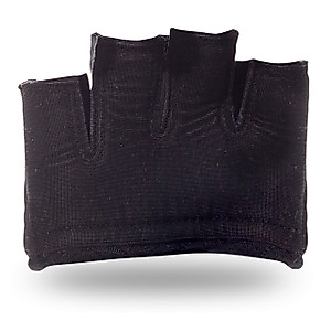 Franklin Sports Spartan Race Minimalist Premium OCR Glove Pair, Black/Gold - Adult Small