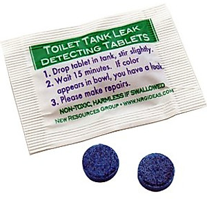 Toilet Leak Detecting Tablets - Dye Tablets for Bathroom Leaks - Detect Silent Leaks