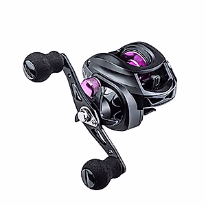 Fishing Reel, Baitcasting Reel, Magnet Braking System, 12+ 1 Shielded Ball Bearings, 17.6 LB Max Drag, Available in 7.2:1 and 8.1:1