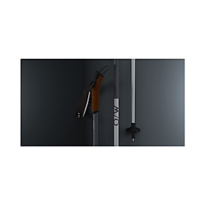 Fischer Adult Skiing Fitness Durable Lightweight Aluminum w/Cork Grip High-Performance Diamond ALC Grey/Asphalt Nordic Ski Poles, 130 cm