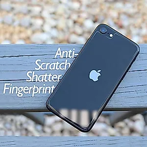 Shacoryze Back Screen Protector Compatible with iPhone SE 2/3/2020/2022 [2-Pack], Rear Tempered Glass [Haptic Touch] Temper Glass Film Compatible with iPhone SE 2022 (4.7 inch)