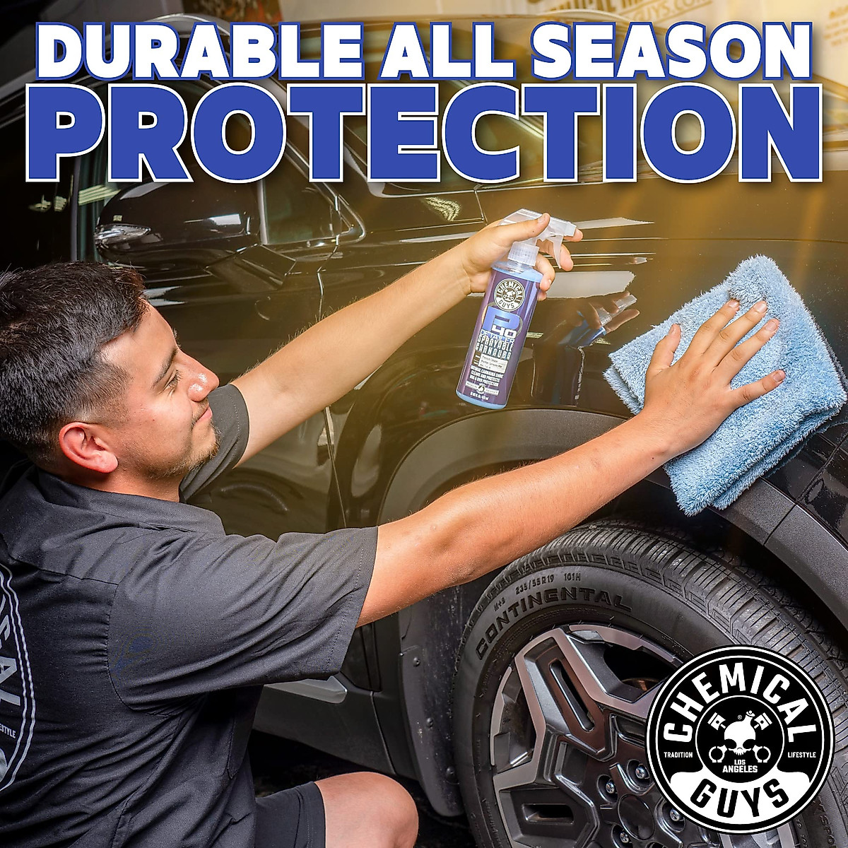 Chemical Guys WAC_114_16 P40 Detailer Quick Detailer and UV Protectant (16 oz)