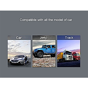 Jebsens 4.8A 24W Dual USB Car Charger Volt Meter Car Battery Monitor with LED Voltage & Amps Display, for iPhone 7 / 6s / Plus, iPad Pro/Air 2 / Mini, Galaxy S7 / S6 / Edge/Plus, Note 5/4