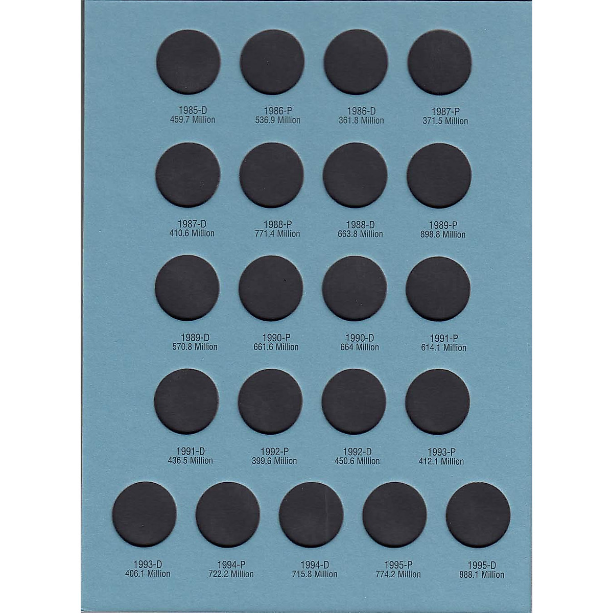 Whitman U.S. Jefferson Nickel Coin Folder 1962-1995 Volume 2 #9039