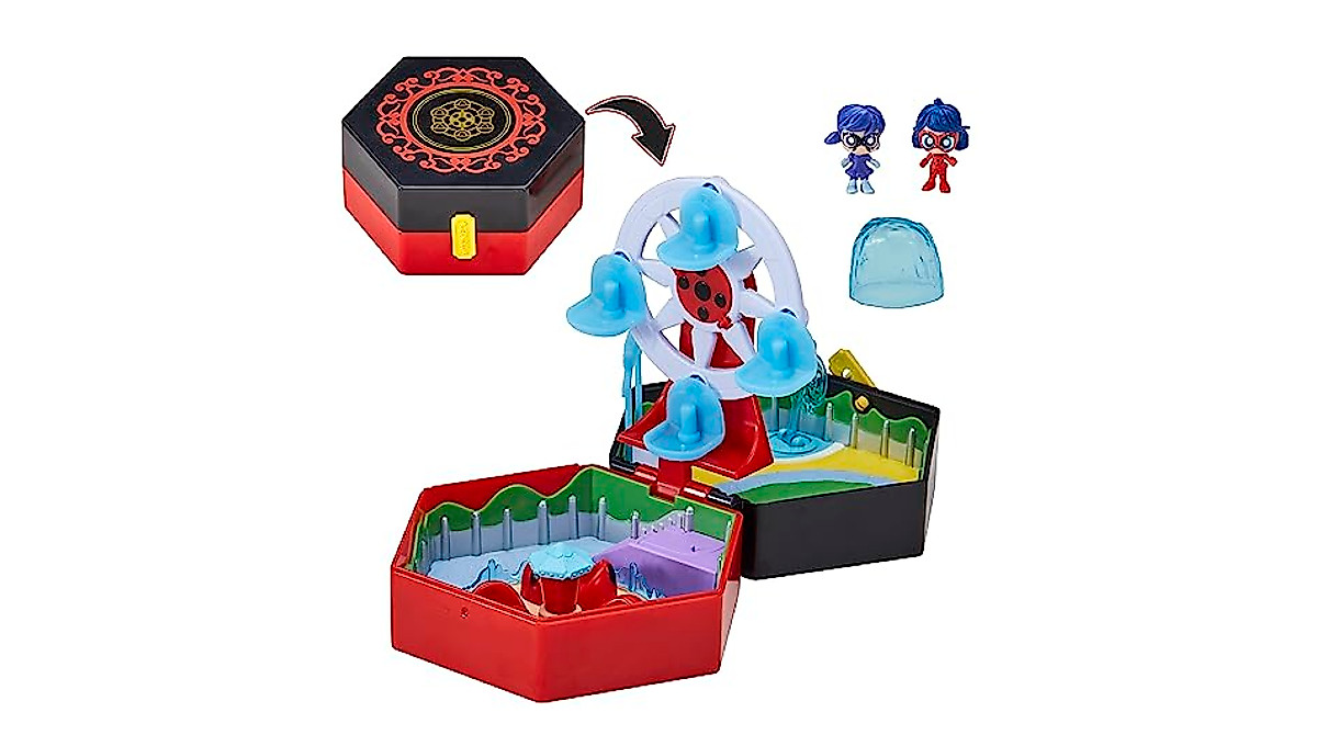 Miraculous Chibi Amusement Park: Rides & A Rescue Miracle Box Playset ...
