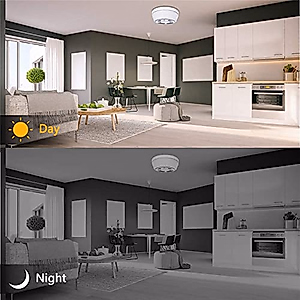 Hidden Camera Smoke Detector - Spy Camera 180 Days Standby Mini HD 1080P WiFi Night Vision Motion Detection Video Recorder Real-Time View Nanny Cam