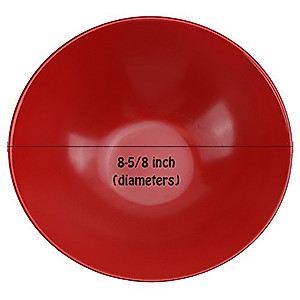 Set of 6 Japanese Ramen Noodle Bowls ~Made of Melamine, Red & Black Noodle Bowl, Udon Noodle Rice Bowl, Vietnamese Pho Recipe, Menudo Snacks, Popcorn Serving Dishes (B11895)~ We Pay Your Sales Tax