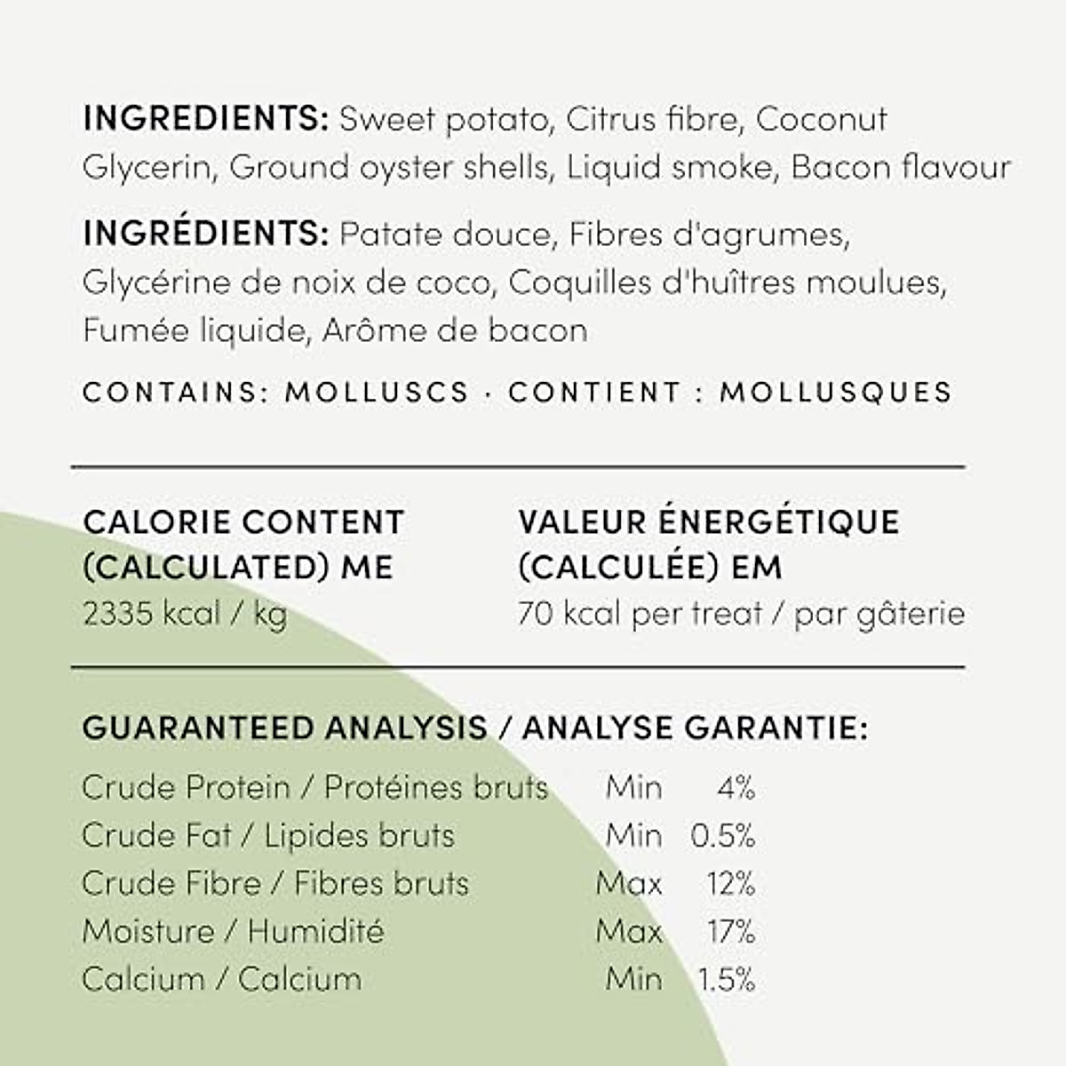 Crumps' Naturals Bacon Dental Dog Treats (10 count), 7"