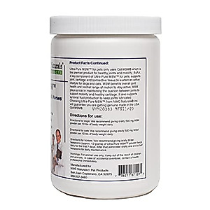 Ultra-Pure MSM for Dogs, Cats & Horses, Supports Hip, Joint and Connective Tissue for Healthy Cartilage and Mobility Opti MSM the Purest in the World by NWC Naturals 1 lb Canister (Model: POWDER)
