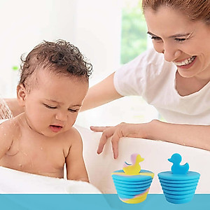 Silicone Bathtub Stopper, 2 Pack Universal Silicone Drain Stopper,Tub Stopper Bathtub Stopper Bathtub Drain Stopper Plug for Kitchen Bathroom Sink Stopper (6-in)