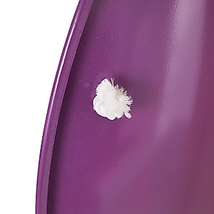 Slippery Racer ProDisc 26 Inch Heavy Duty Aluminum Iron Alloy Metal Kids Winter Saucer Snow Sled with Dual Riveted Rope Handles, Purple (2 Pack)