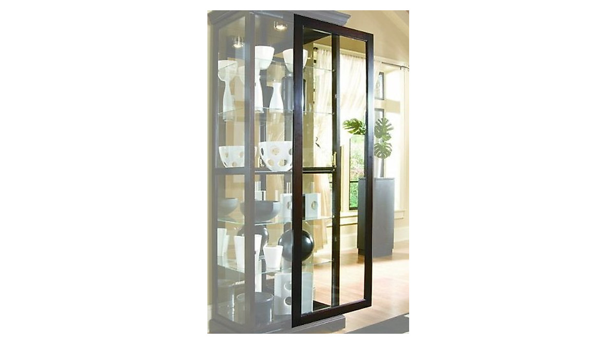 Pulaski Two Way Sliding Door Curio - Elegant Storage Solution