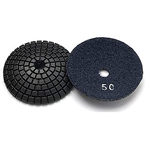 3inch 50 Grit Diamond Concave Polishing Pads Convex Wet - Grinding Tile Stone Marble Granite Concrete Ceramics Glass 2Pcs