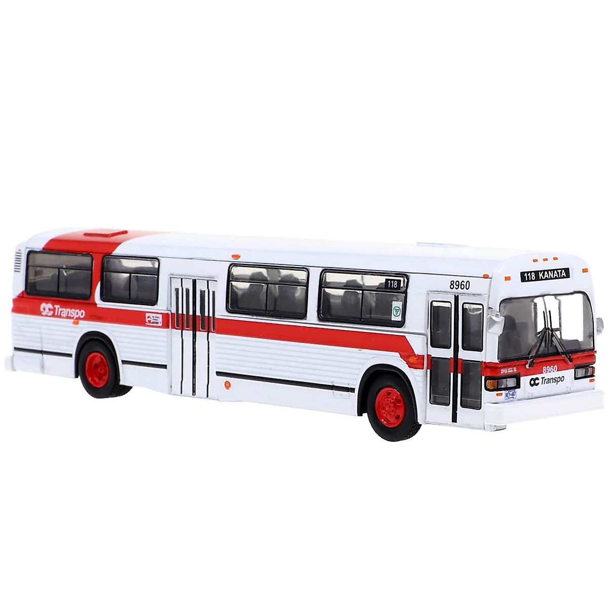 MCI Classic Transit Bus OC Transpo Ottawa 118 Kanata Vintage Bus & Motorcoach Collection 1/87 Diecast Model by Iconic Replicas 87-0394