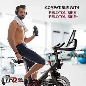 TFD Adjuster, Compatible with Peloton Bike & Bike+ (Original Gen 3 & Bike Plus), Made in USA - Handlebar Mod Adjusts Handle Bar Position for Any Rider | Black Design - Optimal Peloton Accessories