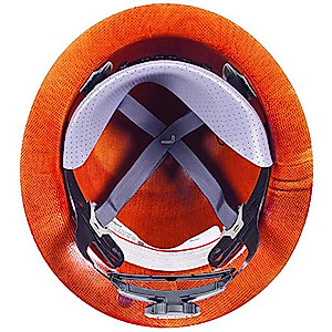 MSA 10126693 Fas-Trac III Replacement Suspension - 4-Point Attachment, Size: Large, Skullgard Helmet Accessory, Cap-Style Hard Hat Suspension, Adjustable Component, Replaceable & Durable Gear, BLACK