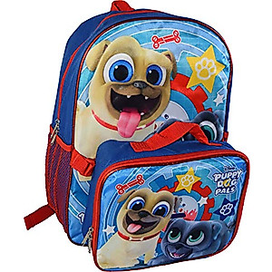 Puppy Dog Pals 16" Backpack W/ Detachable Lunch Box