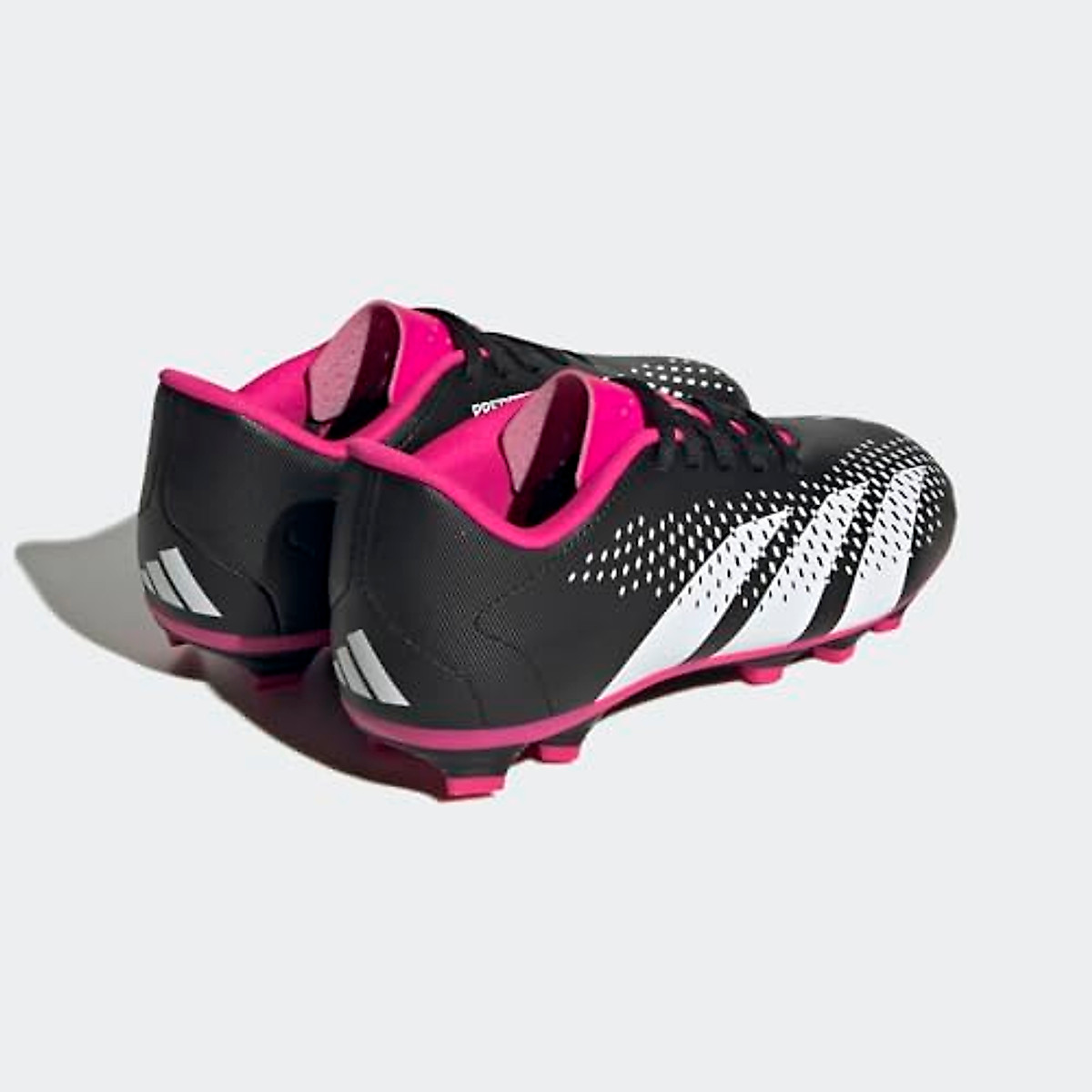 adidas Predator Match Unisex-Child Shin Guards Accuracy.4 Flexible Ground Black/White/Team Shock Pink 2