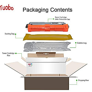 INKTONER 5 Pack (2BK/C/M/Y) TN-221 TN-225 Compatible Toner For Brother MFC-9130CW MFC-9330CDW MFC-9340CD