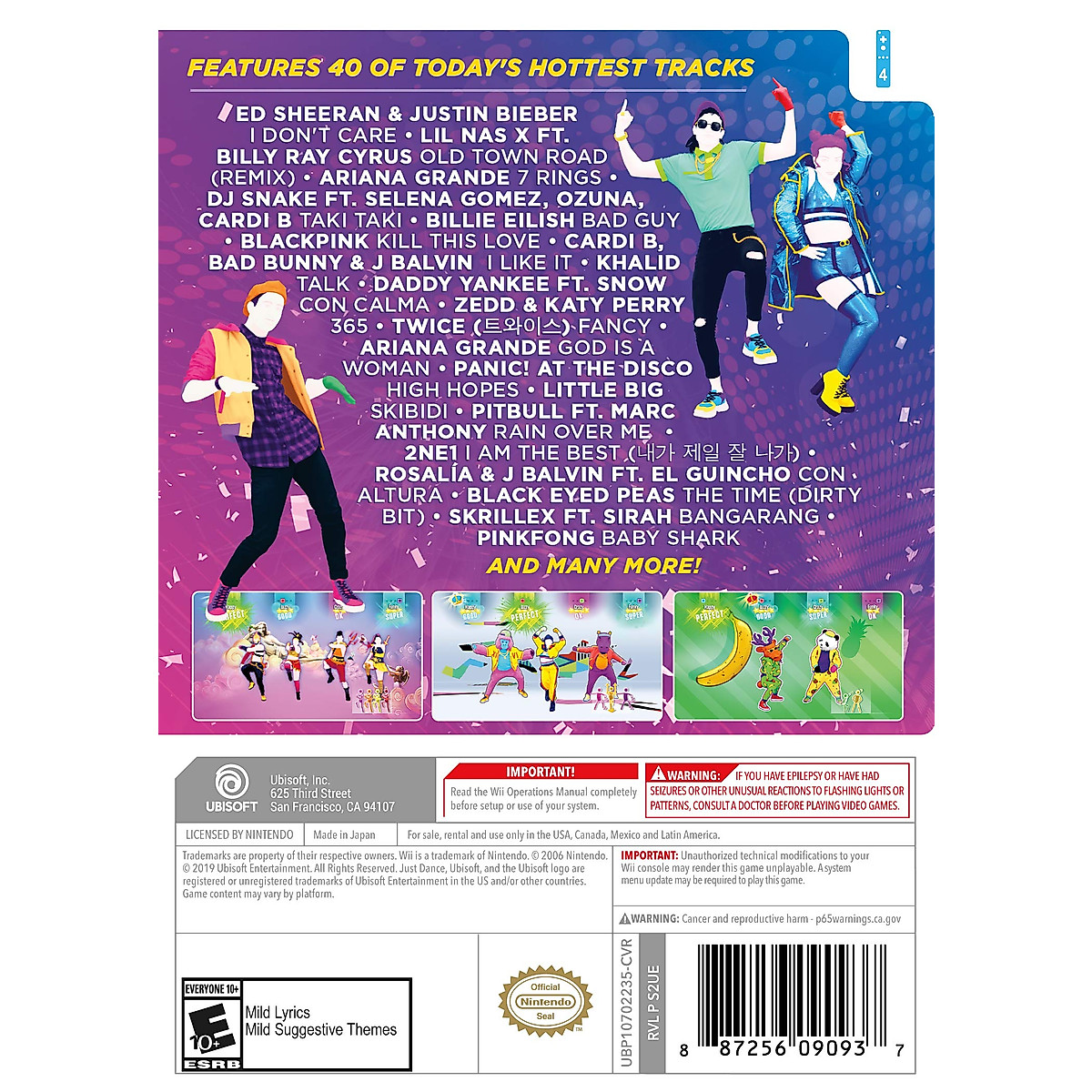 Just Dance 2020 - Nintendo Wii Standard Edition