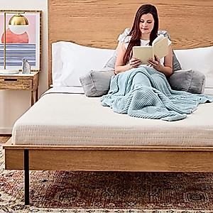 LINENSPA Reading Pillow with Shredded Memory Foam- Back Pillow for Sitting in Bed, Reading, Gaming, Watching TV – Bed Chair Pillow with Arms X-Large, Dorm Room Essentials, Stone