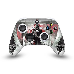 Head Case Designs Officially Licensed Assassin's Creed Game Cover Rogue Key Art Vinyl Sticker Gaming Skin Decal Cover Compatible With Xbox Series X/S Controller