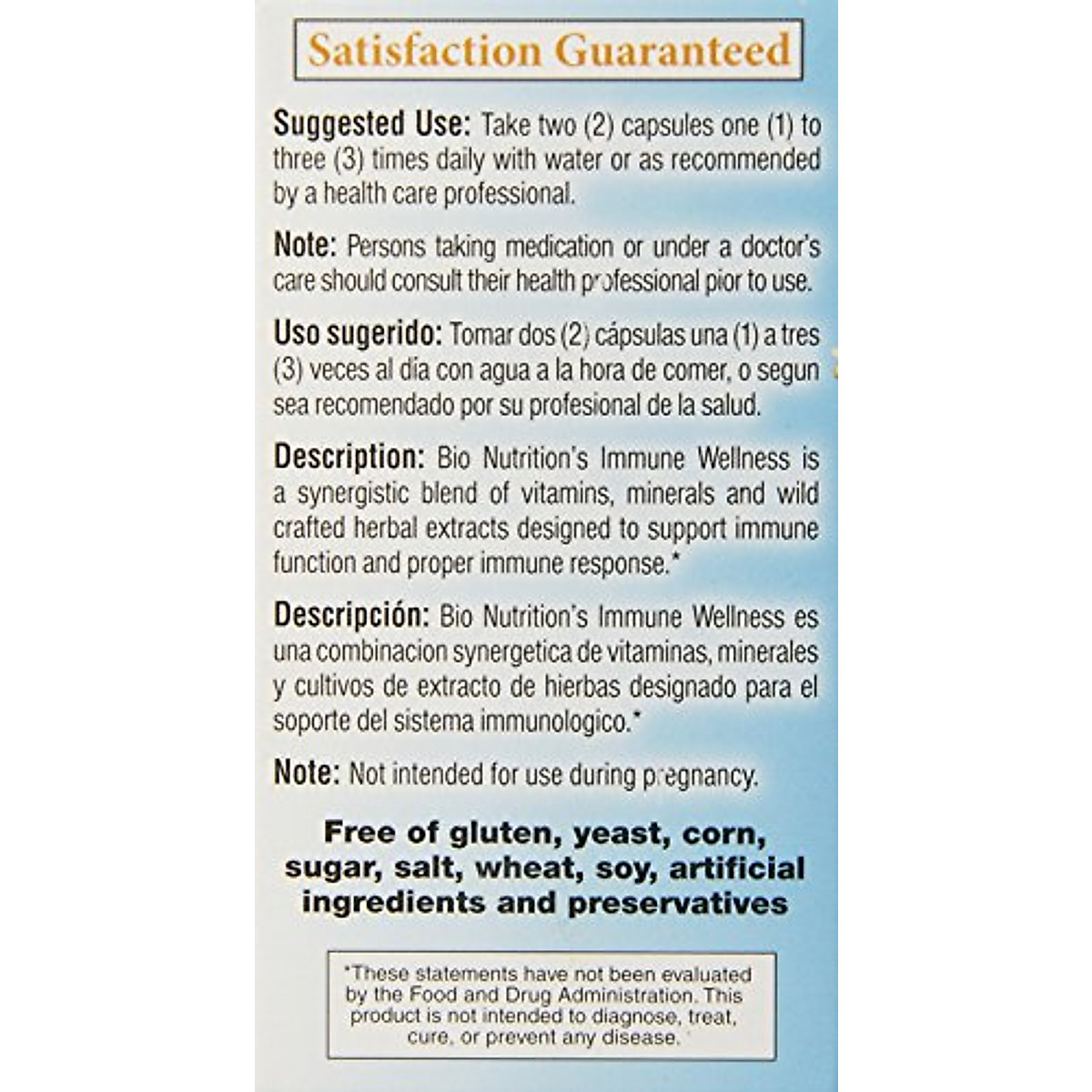 Bio Nutrition Immune Wellness Olive and Oregano Vegi-Caps, 60 Count