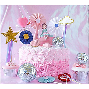 12 Pcs 2 Inch Disco Ball Decoration Hanging Mirror Ornament Bar Party Wedding Christmas Xmas Tree Decorations