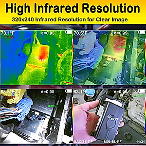 Autel Thermal Camera Autel IR100 Auto-Focus for Instant Thermal Imaging Dual Camera Wi-Fi Image Transfer to PC or MaxiSys Tablet