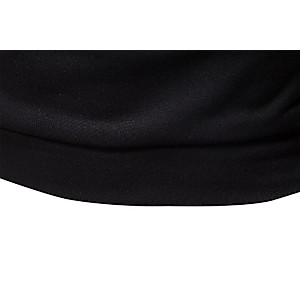 Maiyifu-GJ Men's Color Block Athletic Hoodies Long Sleeve Patchwork Hooded Sweatshirts Stripe Contrast Color Pullover Hoodie (White,Small)