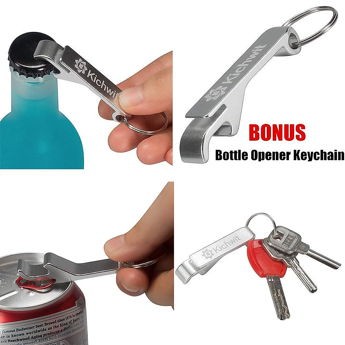 Kichwit Jar Opener for Weak Hands, Bottle Opener