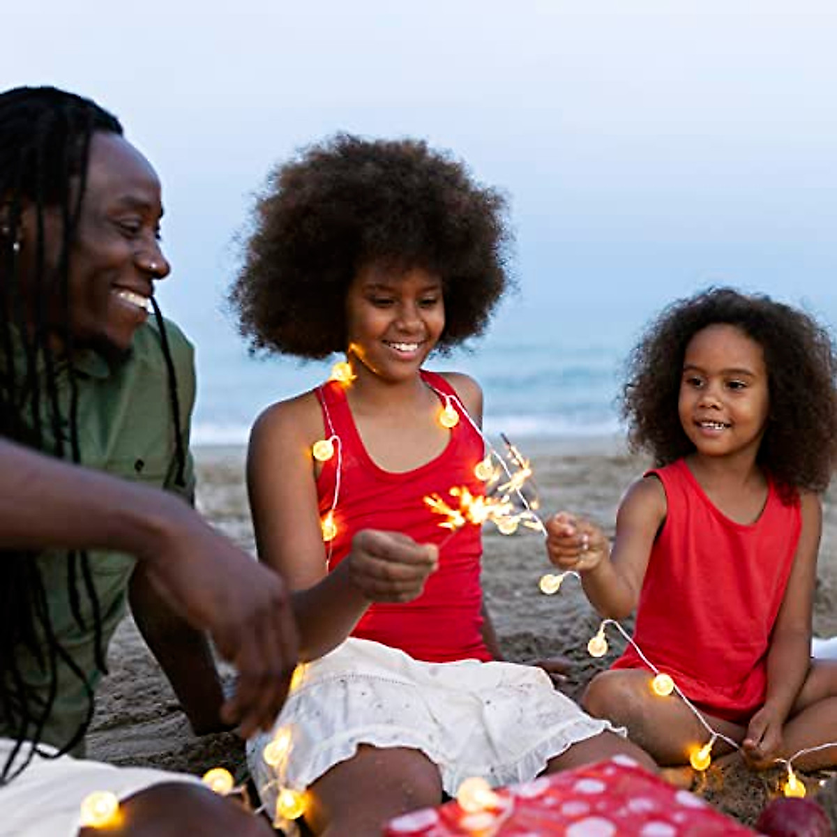 Fairy Lights Battery Operated & USB Plug-in 10FT 20 LED Globe String Lights Indoor Outdoor Waterproof Twinkle Christmas Lights for Garden Patio Gazebo Balcony Bedroom Xmas Tree Decorations Warm White