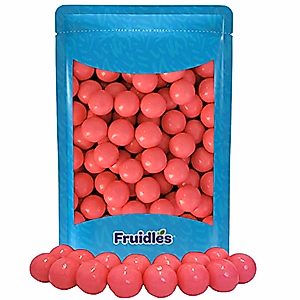 Gum Balls Fruit Flavored, Candy Buffet Treats, Machine Size Refills, Kosher Certified Parve, 1" Inch (Original Pink, Half-Pound)
