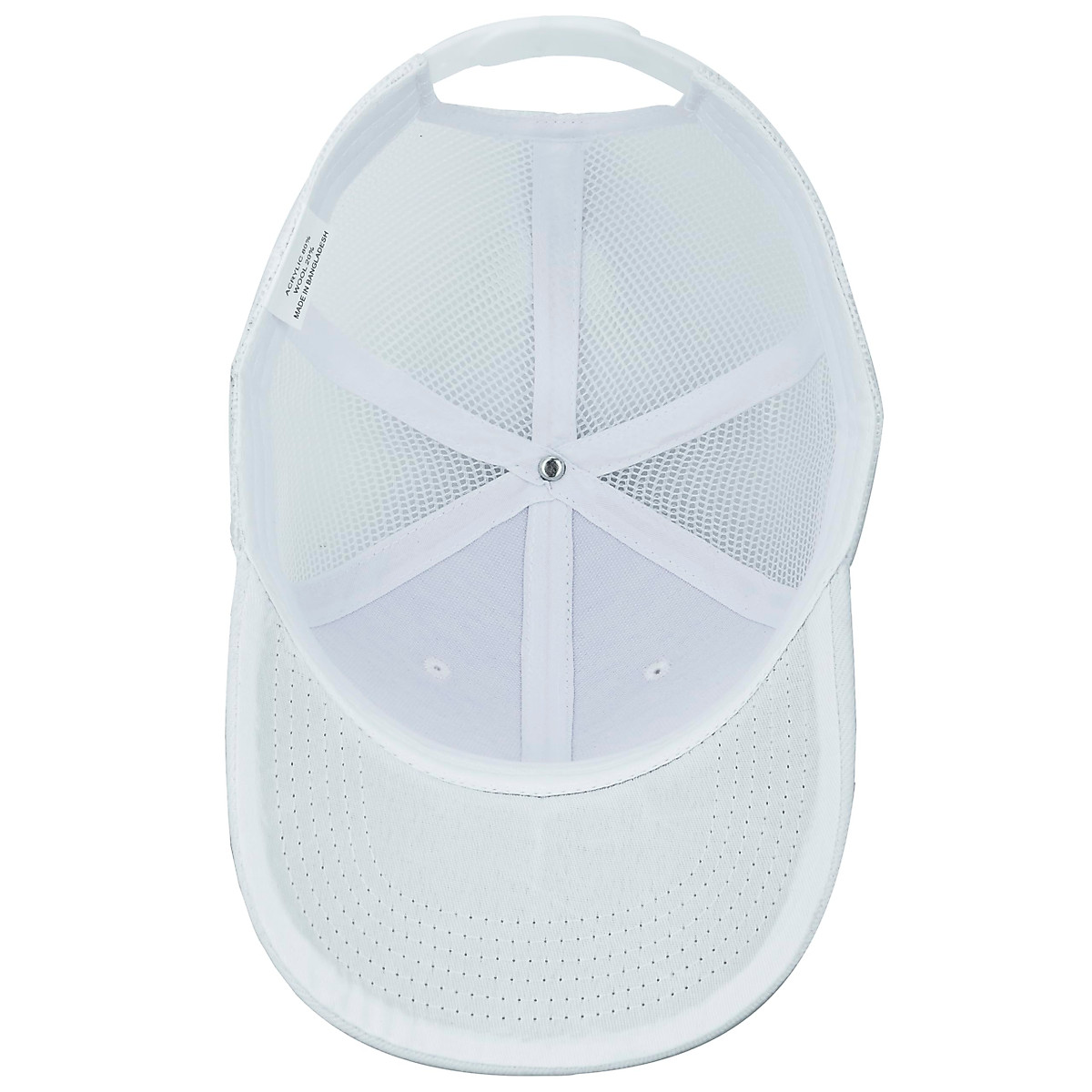 Gelante Mesh Trucker Baseball Cap Structured Front Panel Wholesale LOT 12 Pack TR001 White